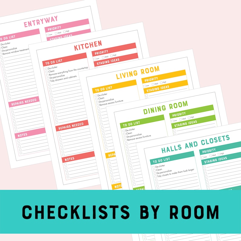 Printable Home Selling Checklist, Prepare Your Home for Selling, Home ...