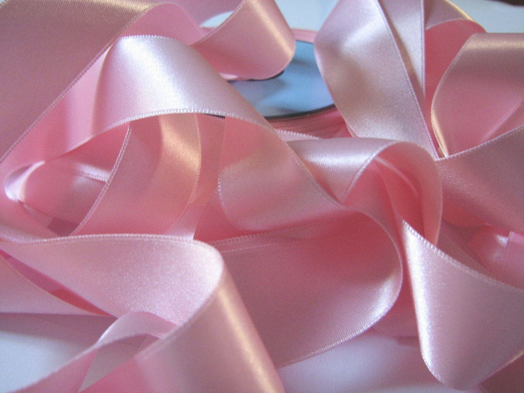 Light Pink Satin Ribbon per 5 Meters Widths From 6 Mm to 66 - Etsy