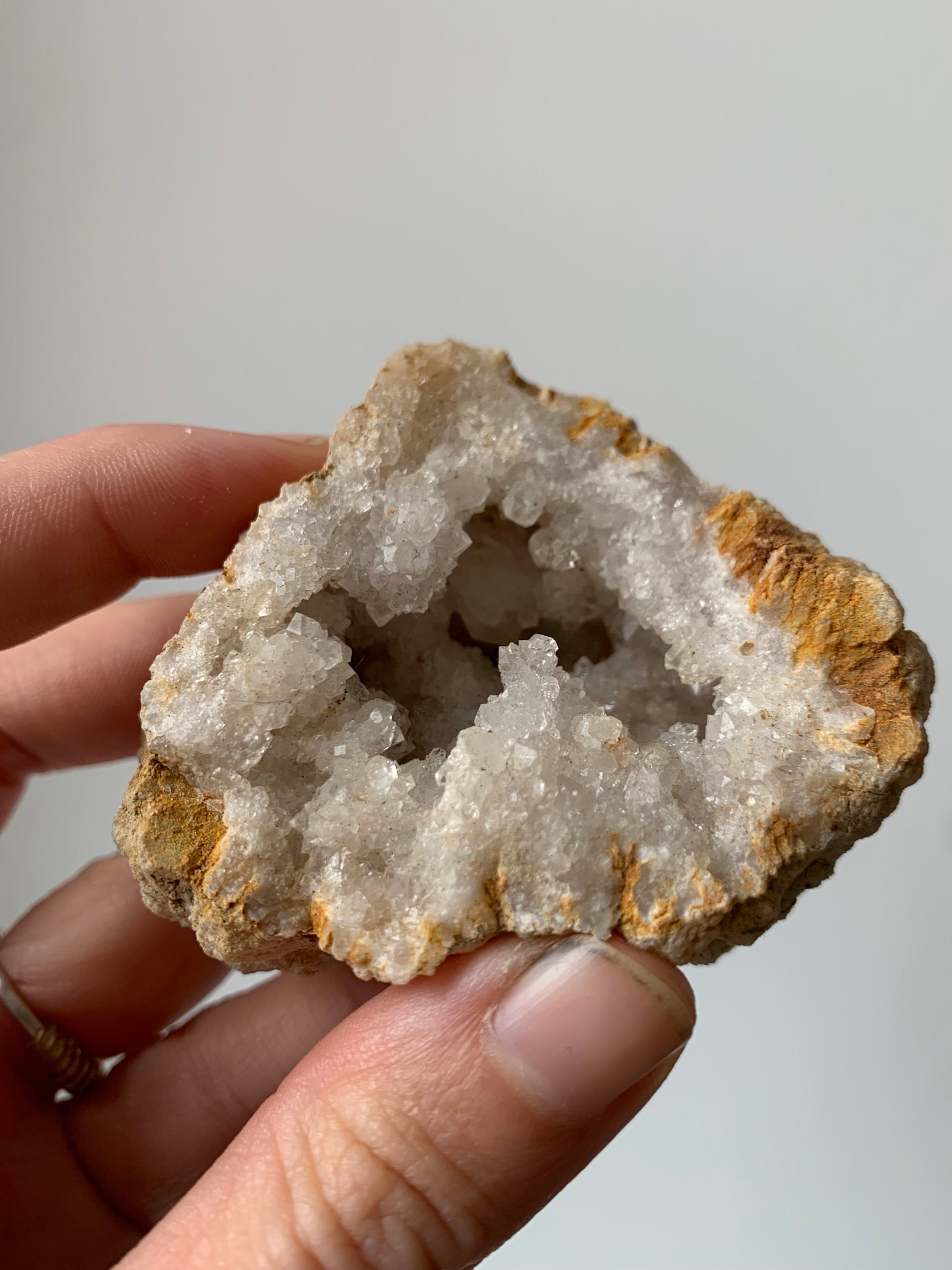 Small Quartz Geode Rock Crystal Mineral France - Etsy