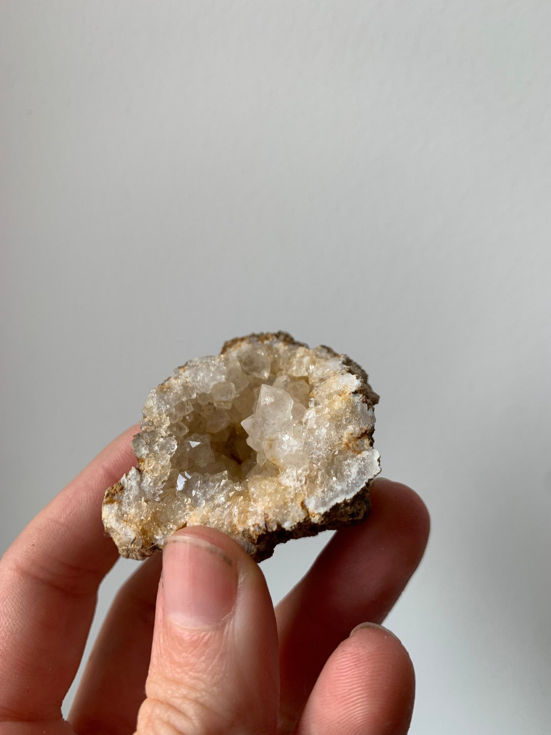 Small Quartz Geode Rock Crystal Mineral France - Etsy