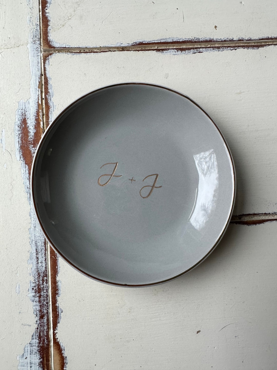 Personalized Engraved Ring Dish | Ceramic Ring Dish | Hand Engraved ...