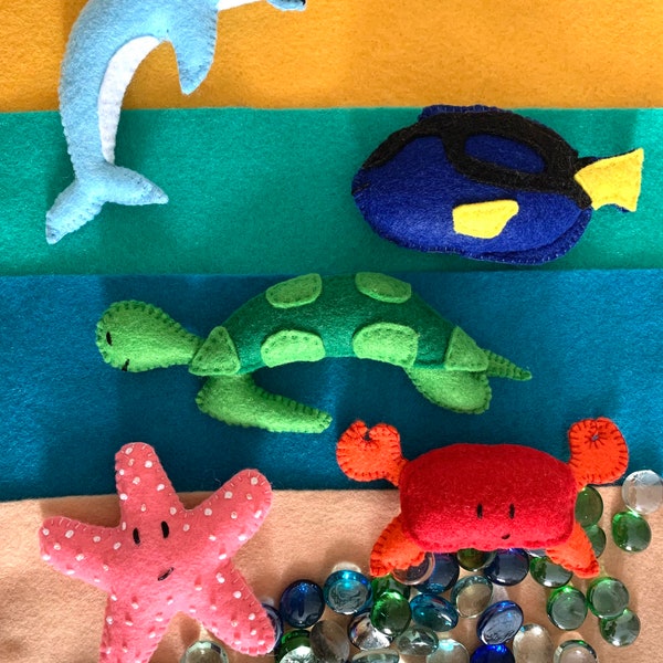 Ocean Felt Pattern - Etsy