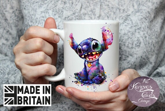 Personalised Disney's Lilo and Stitch Splatter Art Stitch - Etsy