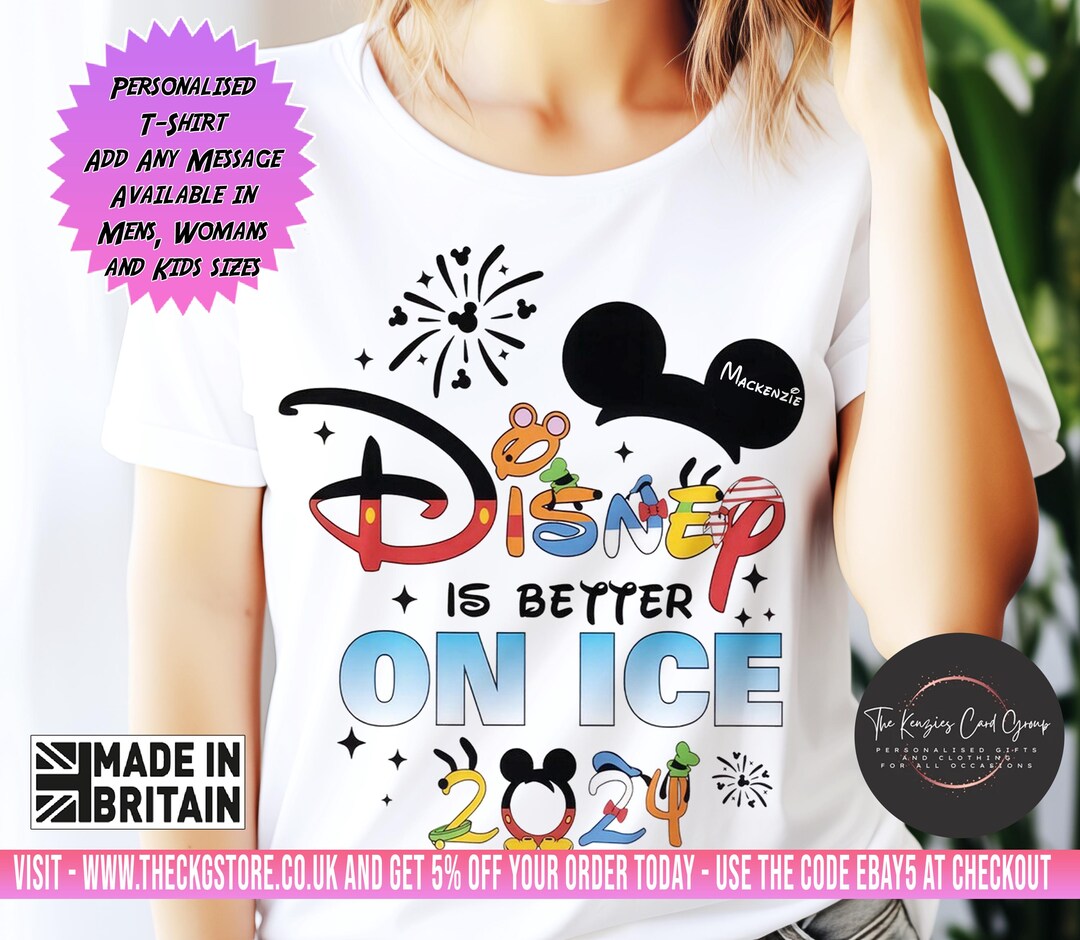Personalised Disney on Ice Shirt 2024 / 2025 Disney Family Shirts ...