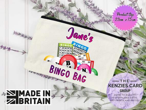 Bingo Bag Personalised Bingo Gifts for Nan Auntie Mum Bingo - Etsy UK