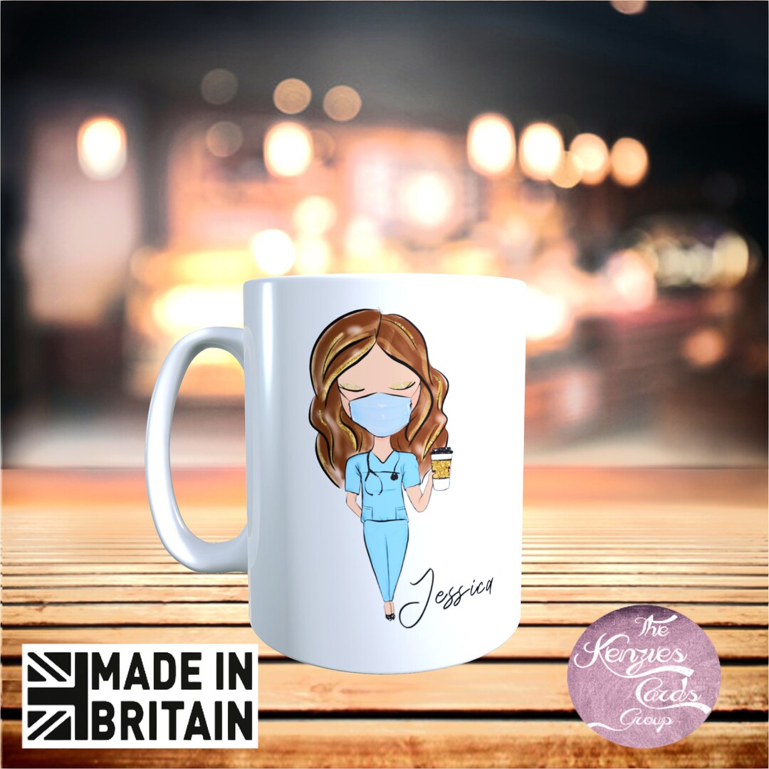 Nurse Mug, Nurse Gift, Custom Nurse Mug, NHS Mug, Graduation Gift, Glam ...