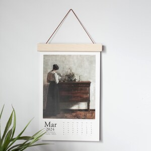 12" Calendar Hanger, Wooden Calendar Hanger, 11"x17" Calendar Hanger ...