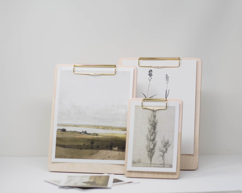 Hand Painted Standalone Clipboard, Desktop Decor, Office Decor Coworker ...