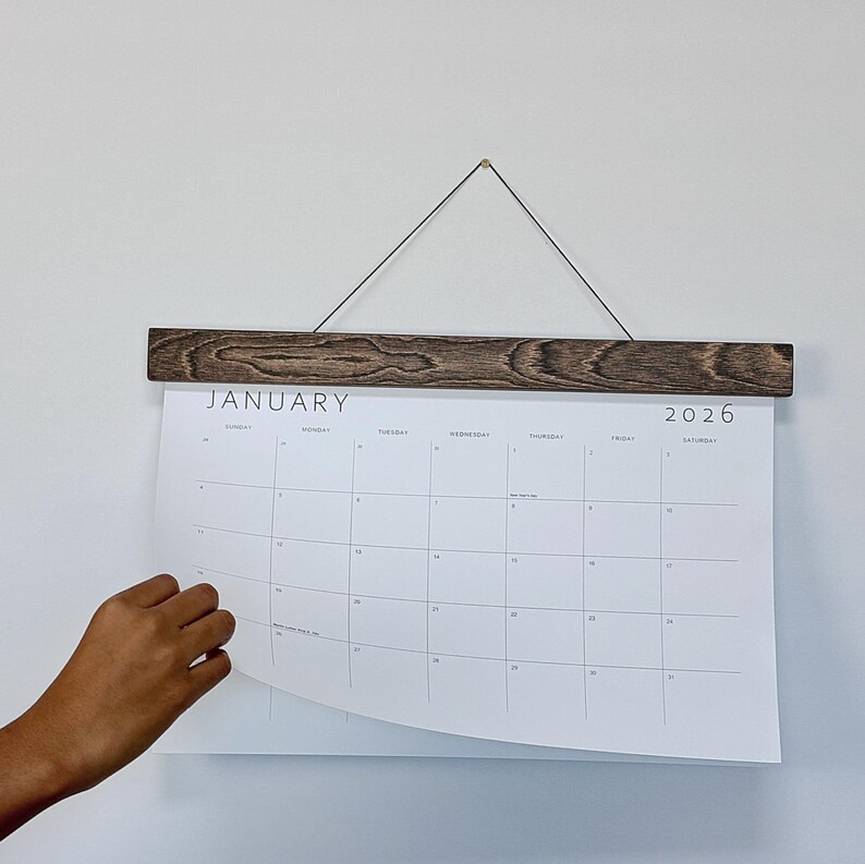 2026 12-MONTH, Large Calendar, Minimalist Home and Office Planner ...
