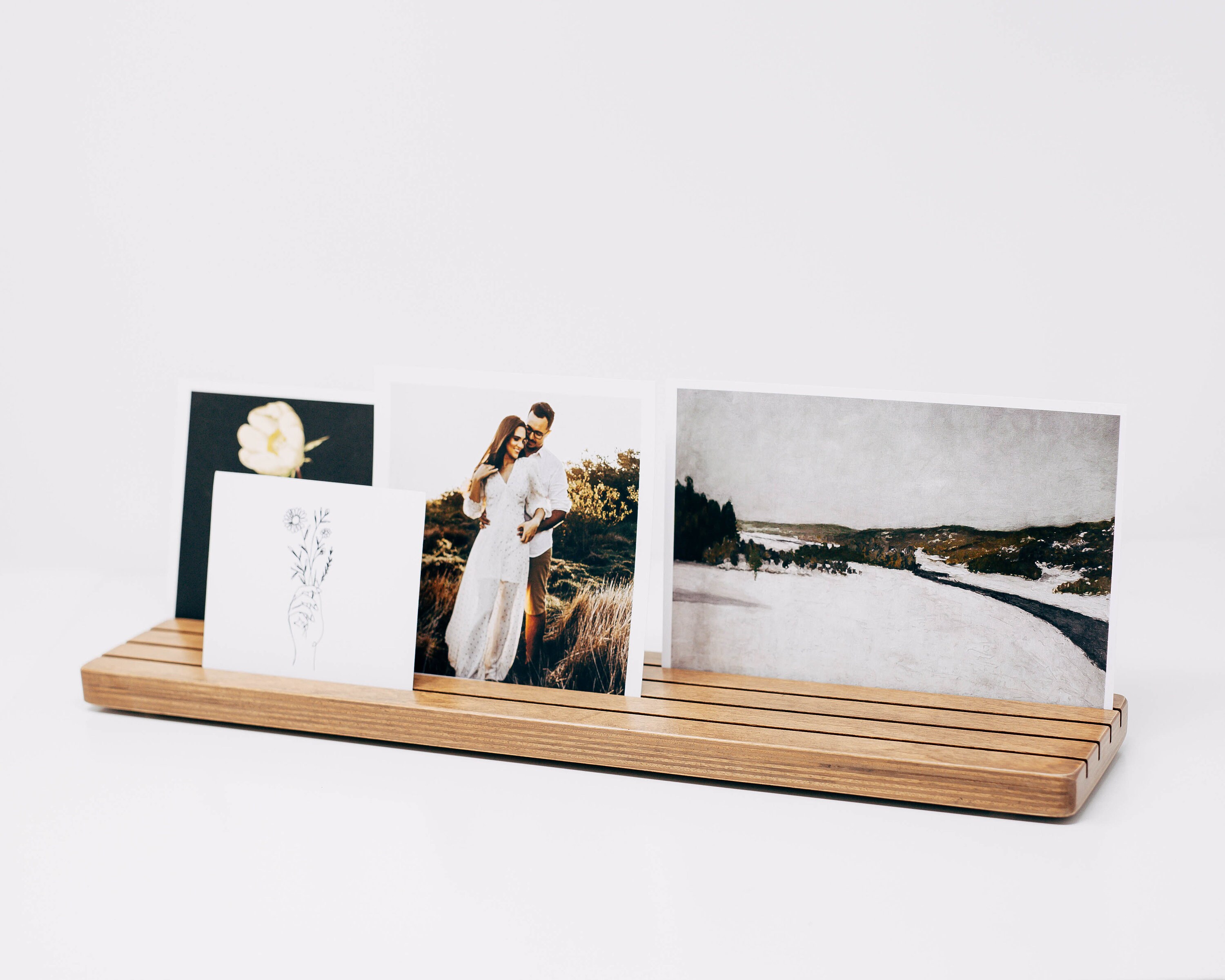 Wood Card Holder, Card Holder, Business Card Holder, Wood Card Stand ...