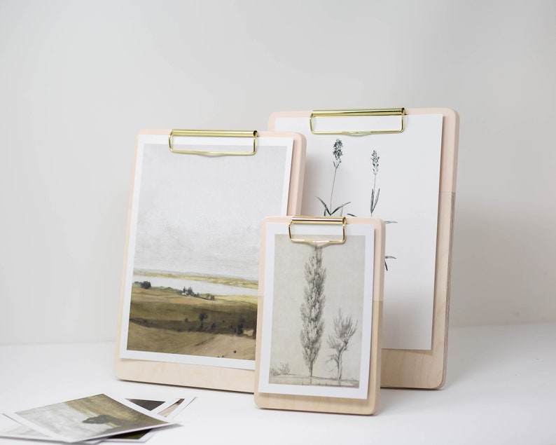 Hand Painted Standalone Clipboard, Desktop Decor, Office Decor Coworker ...