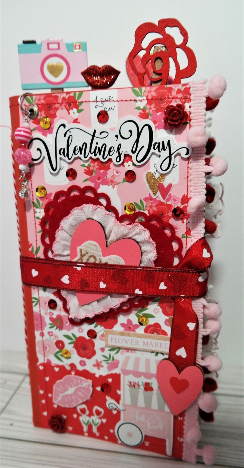 Valentine Day Travelers Notebook Journal - Etsy