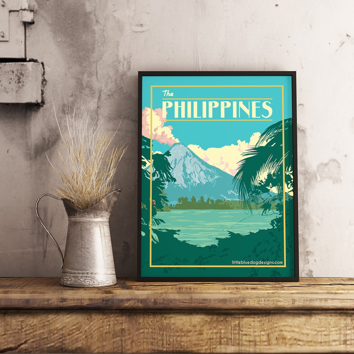 The Philippines Vintage Travel Poster | Etsy