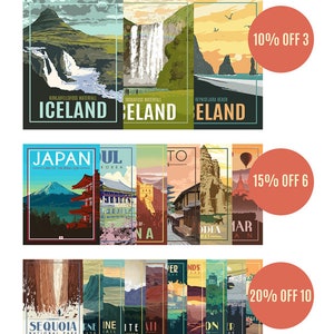 Tenerife Mt Teide Vintage Travel Poster | Etsy