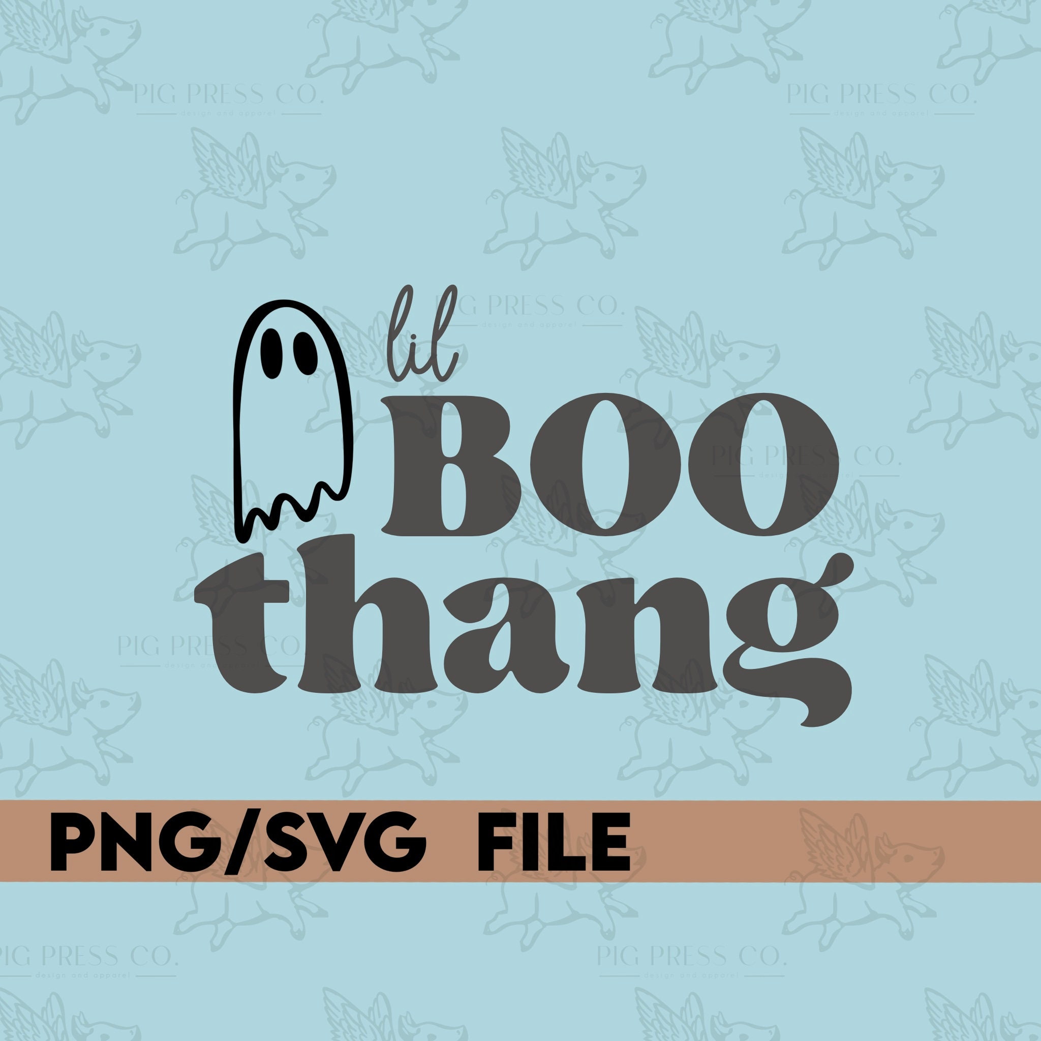 Lil Boo Thang PNG/SVG | Halloween Design | Halloween Png | Cute Ghost ...