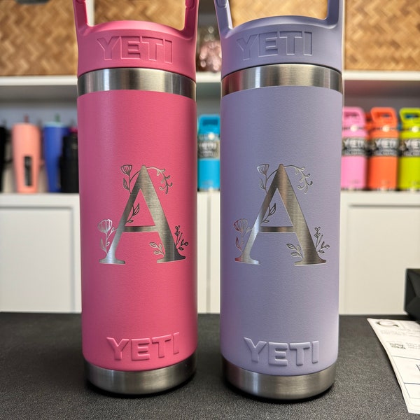 18oz Engraved Yeti Water Bottle - Etsy