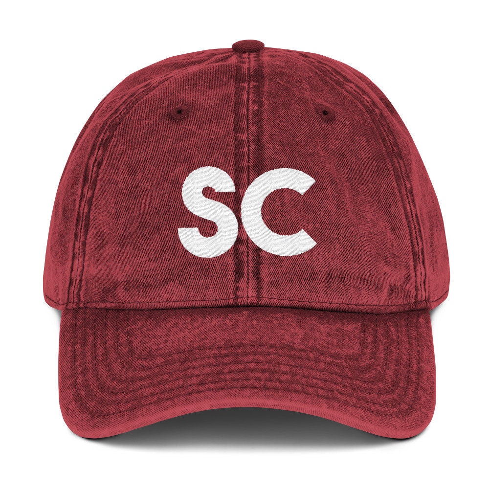 South Carolina Baseball Cap South Carolina Pride Vintage Cotton Twill ...