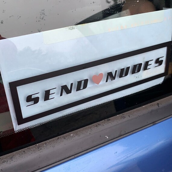 Vinyl Car Decals Junk Car Car Stickers JDM JAP Tuner Drift Send Nudes Vinyl Decal Funny Sticker ...