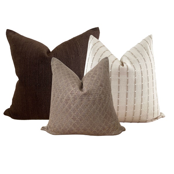 Neutral Pillows - Etsy