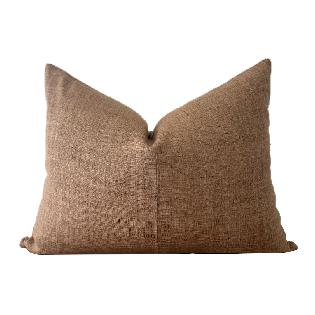 Hmong Woven Hemp Lumbar Pillow Cover, Woven Neutral Pillows - Etsy