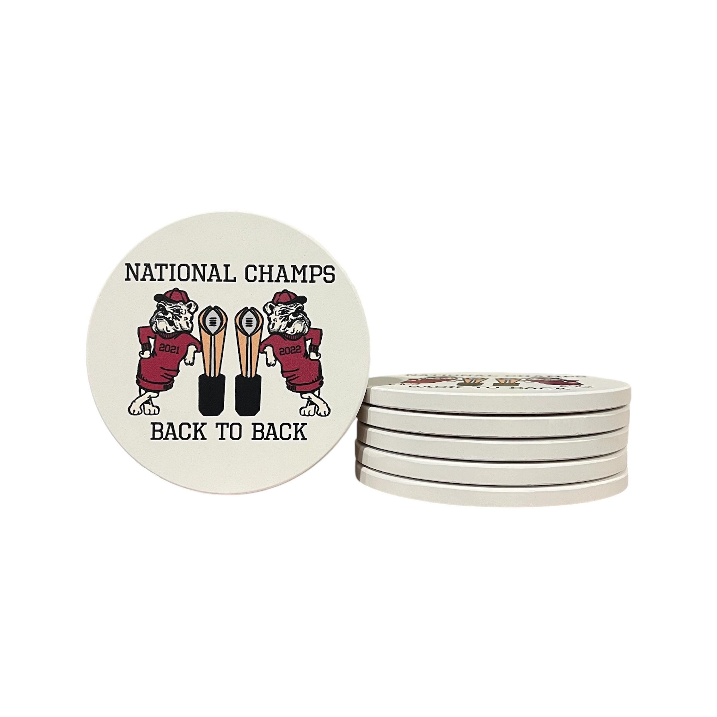 Coaster - UGA Back to Back National Champs - Etsy