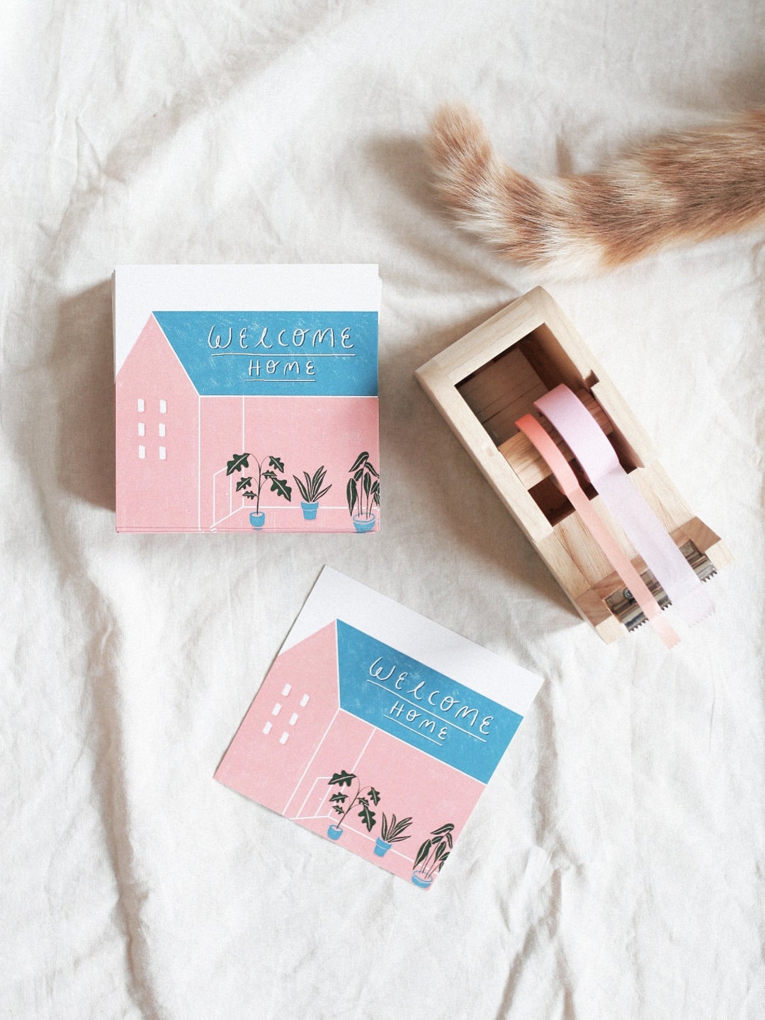 Welcome Home Postcard, Housewarming - Etsy