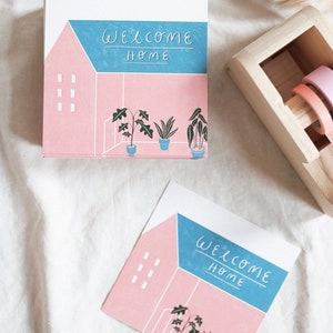 Welcome Home Postcard, Housewarming - Etsy
