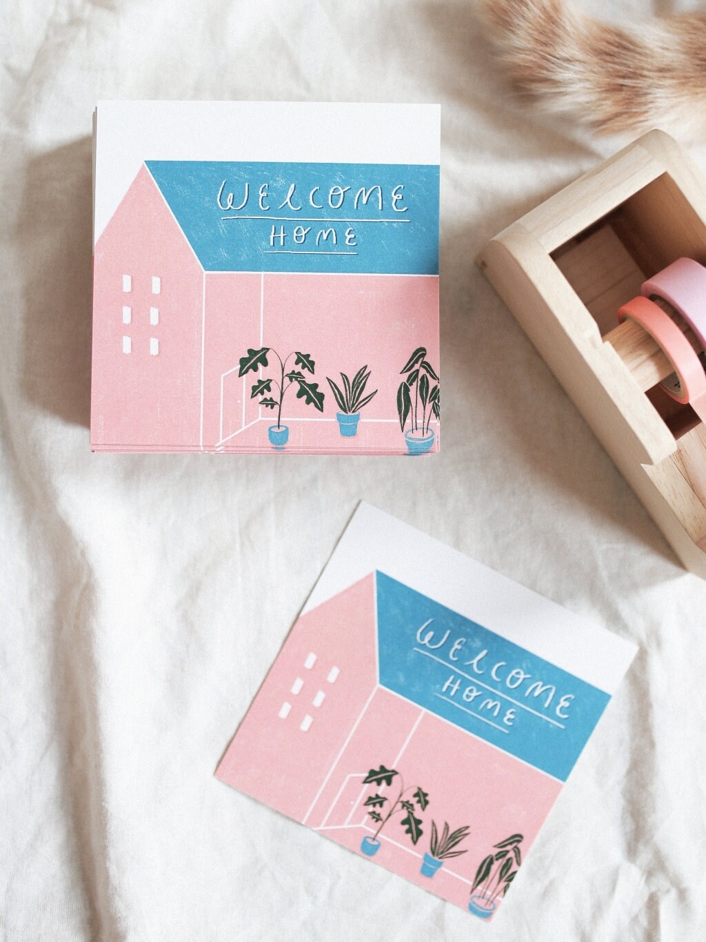 Welcome Home Postcard Housewarming - Etsy
