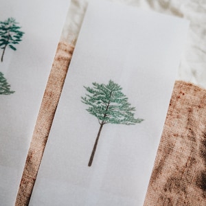 Envelope Set : Forest, Transparent Tree Envelopes - Etsy