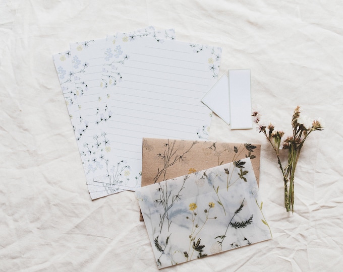 Ichimatsu Letter Set, Color Pop Letter Set, Paper Crane Letter Set ...