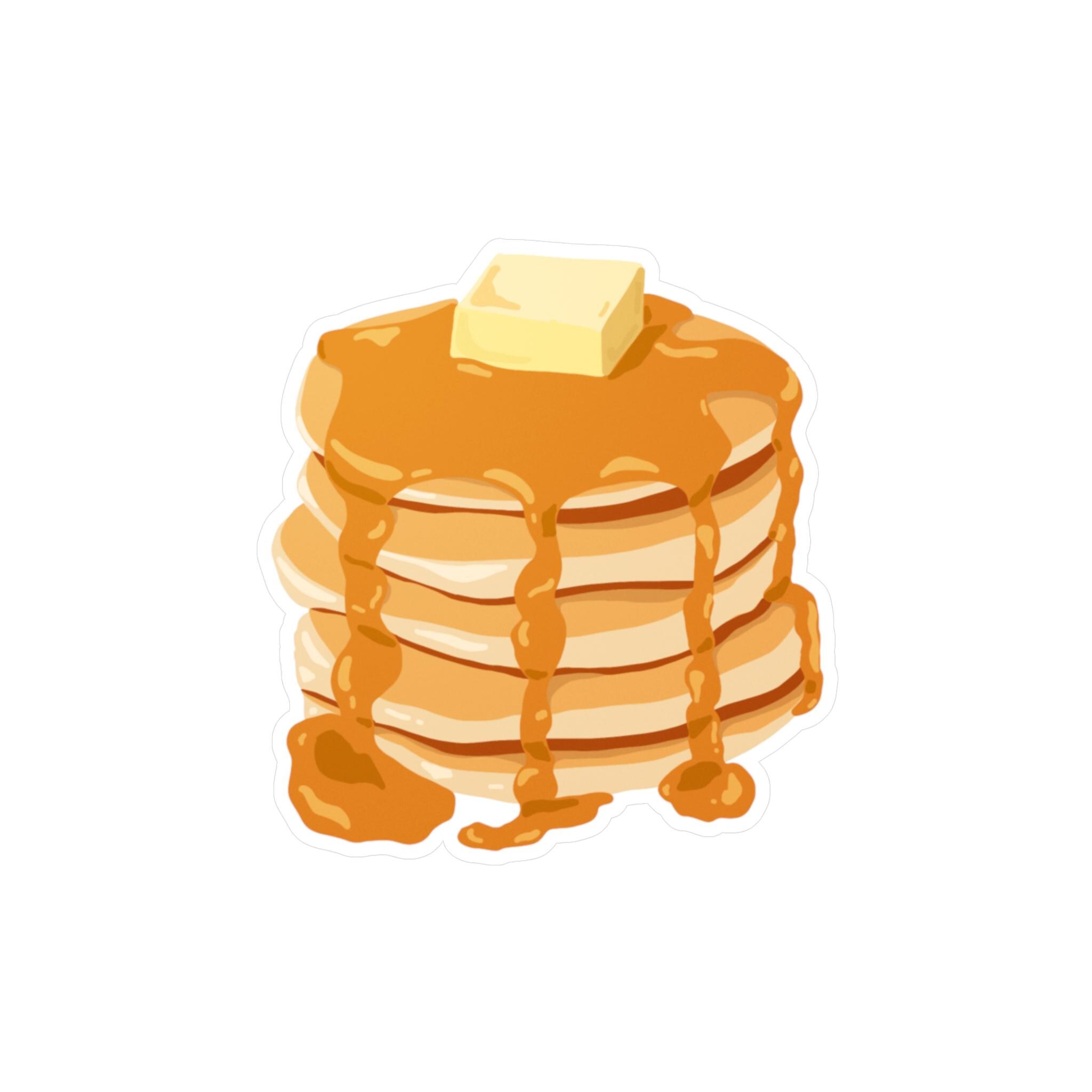 Pancake Stack Vinyl Decals, Food Sticker, Kitchen Decor, Breakfast ...