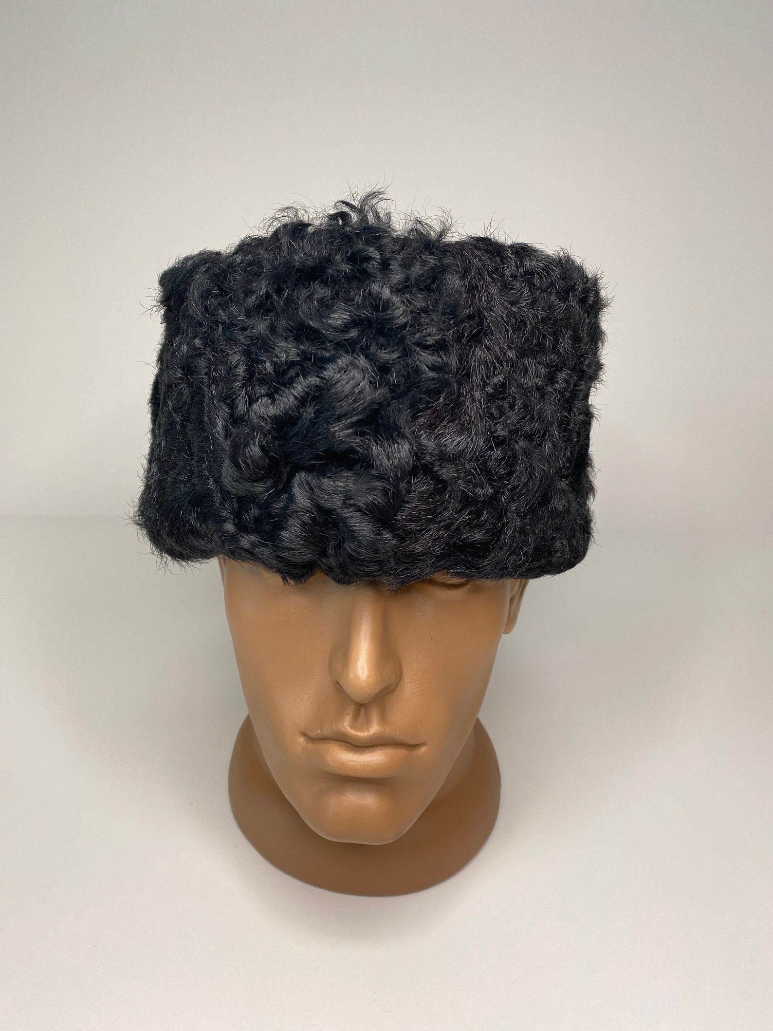 Papakha Kubanka Natural Fur Karakul Hat Winter Cap Real - Etsy