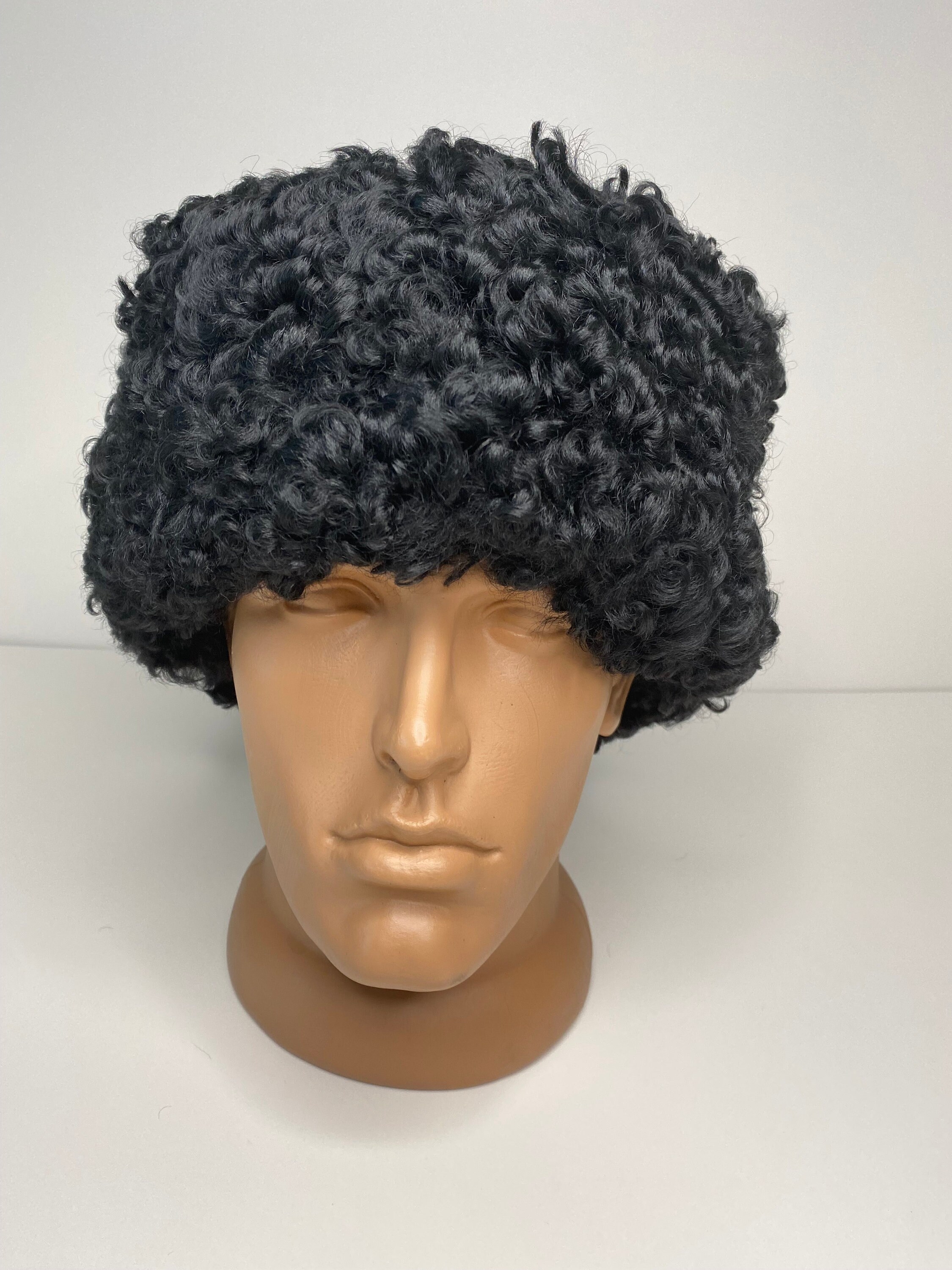 Papakha Kubanka Natural Fur Karakul Hat Winter Cap Real Sheepskin Hat ...