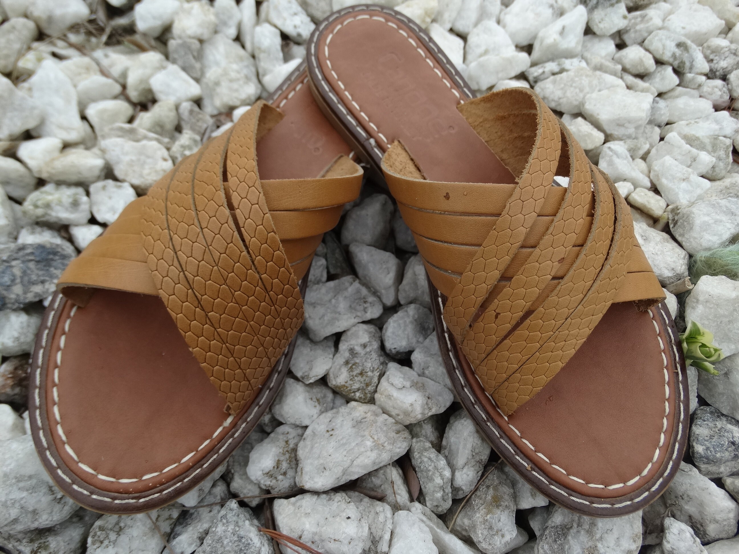 Genuine Leather Summer Slippers Women Fashion Casual Sandals New Summer ...