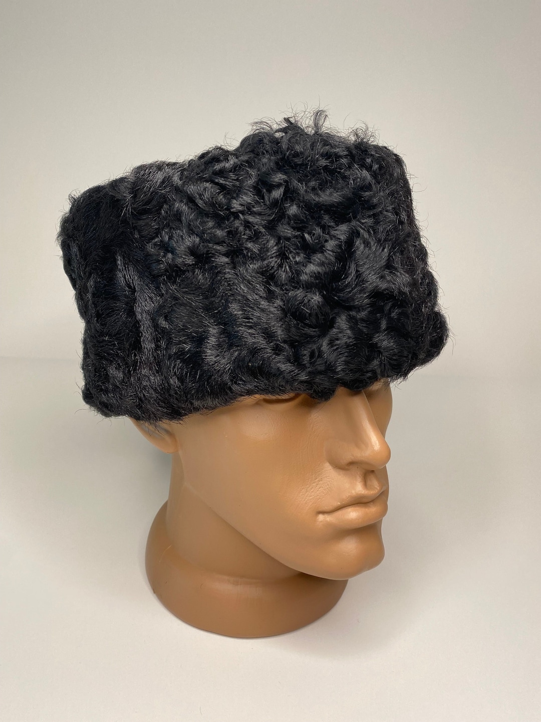 Papakha Kubanka Natural Fur Karakul Hat Winter Cap Real Sheepskin Hat ...