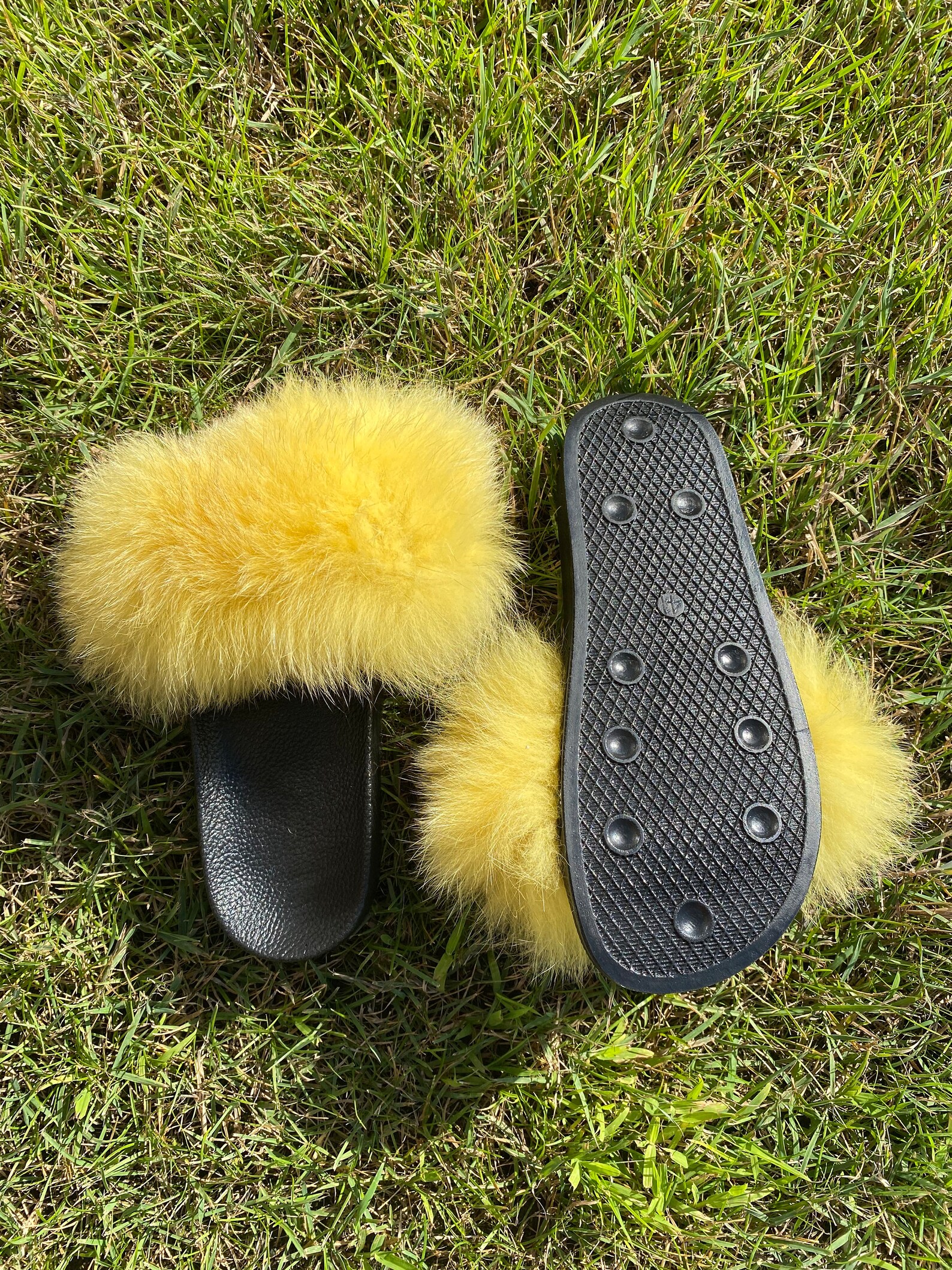 Genuine Fur Slippers Real Arctic Fox Fur Slippers Soft Fur - Etsy