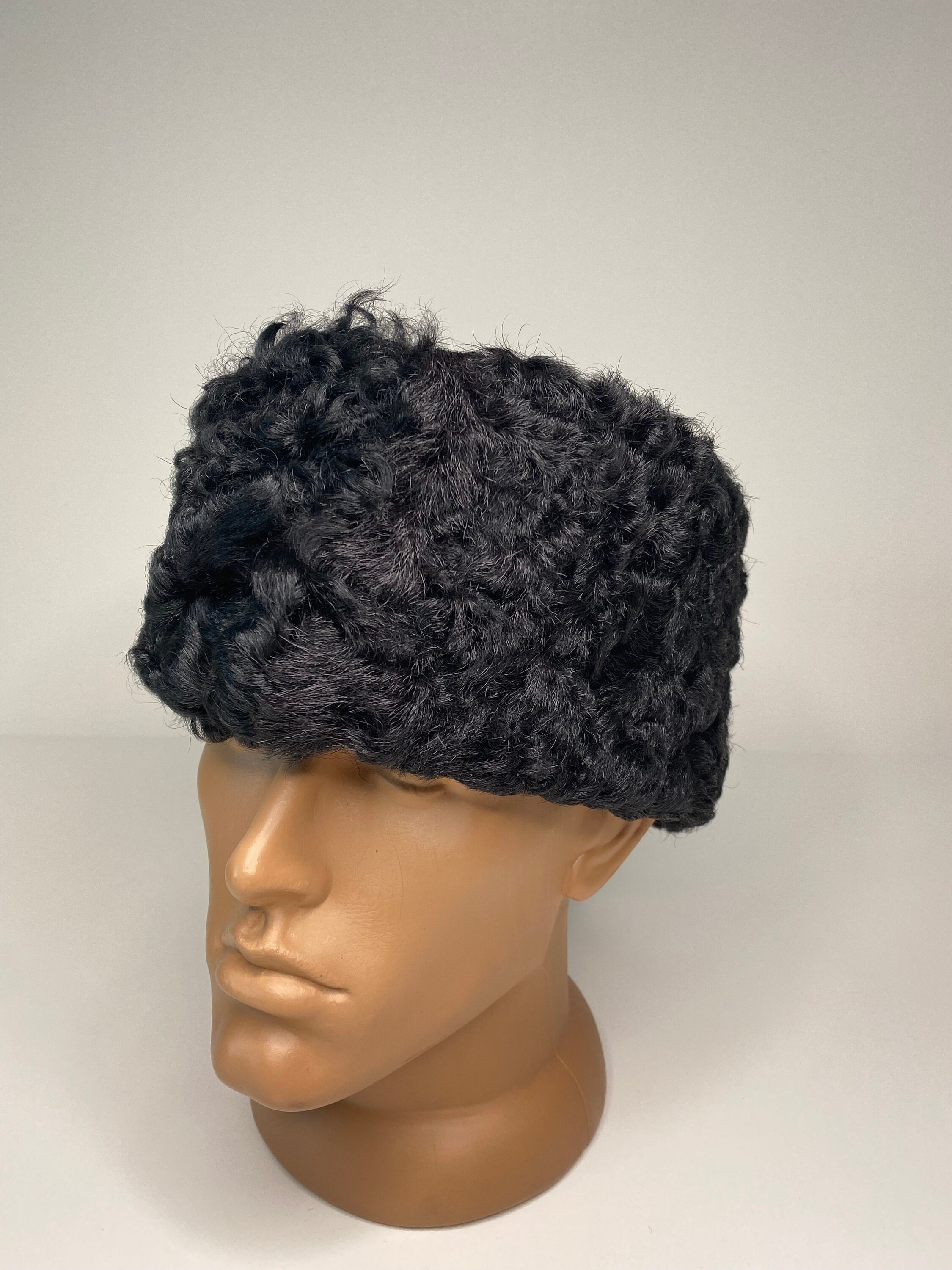 Papakha Kubanka Natural Fur Karakul Hat Winter Cap Real - Etsy