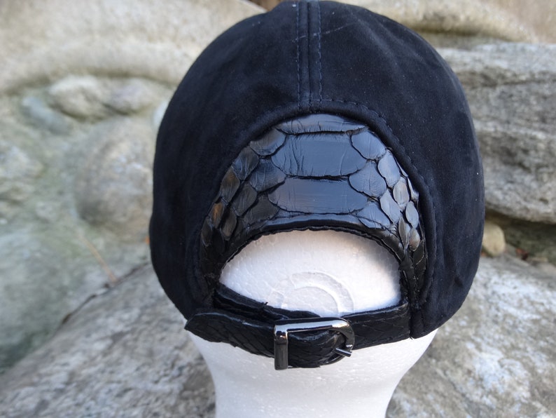 Genuine Real Python Boa Anaconda Belly Leather Cap&suede - Etsy