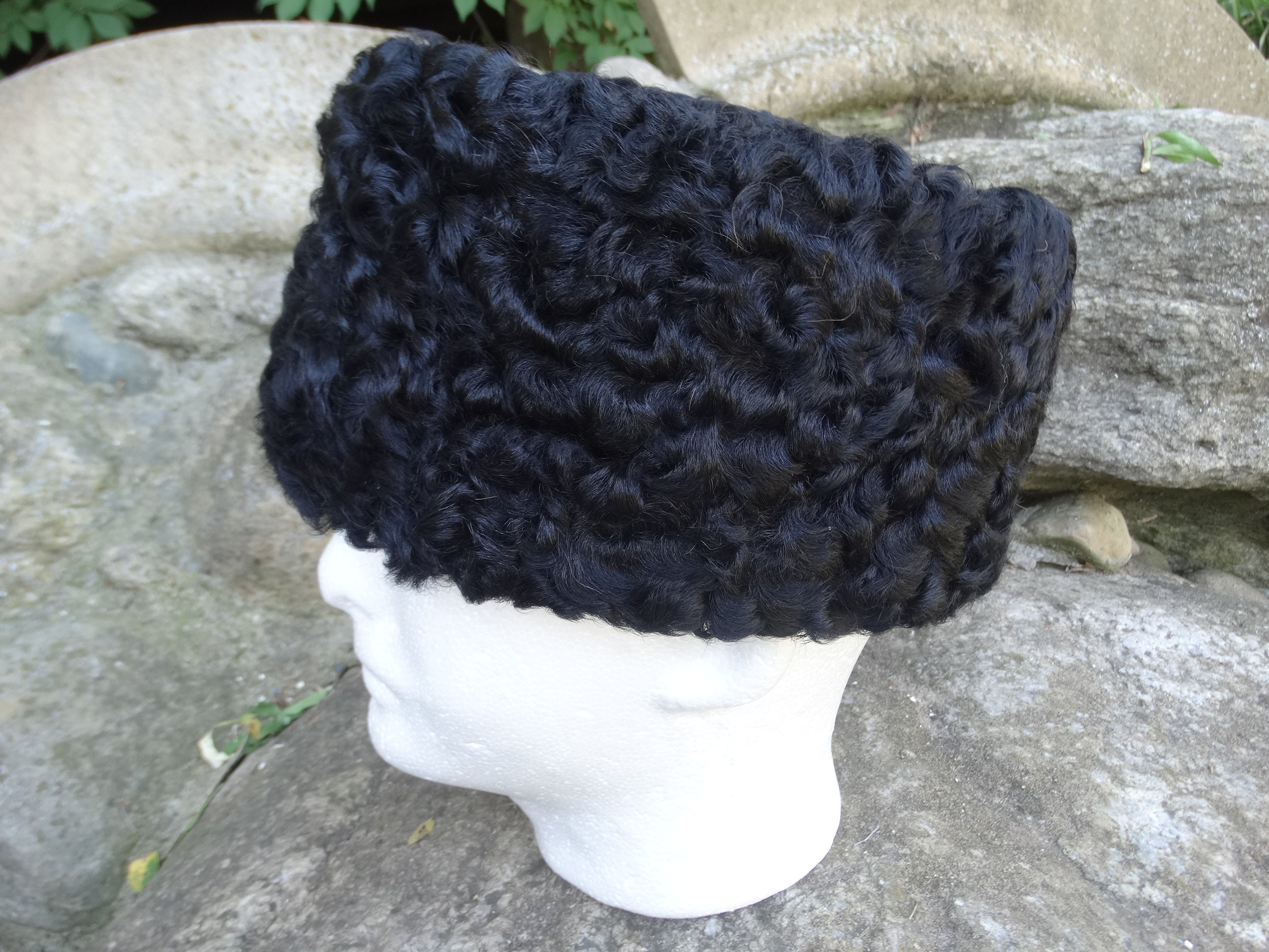 Papakha Kubanka Natural Fur Karakul Hat Winter Cap Real - Etsy