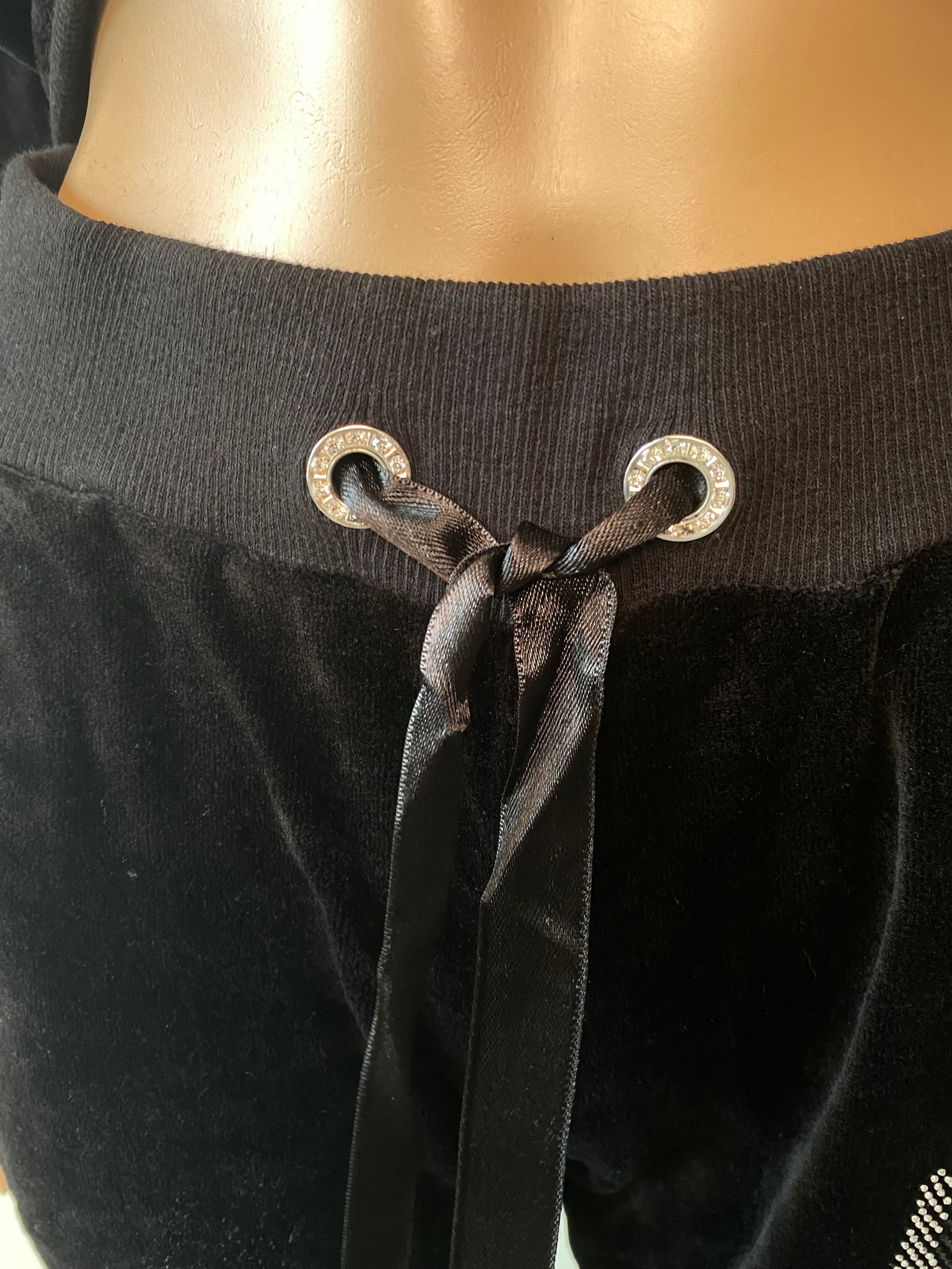 Luxurious Fashion Velour Black Tracksuit Velvet Set With - Etsy