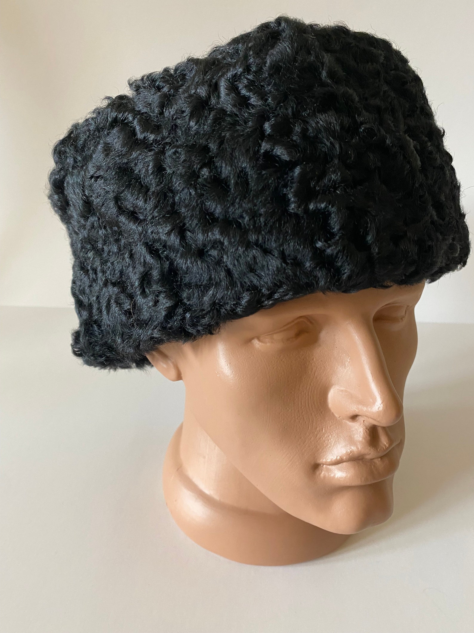 Papakha Kubanka Natural Fur Karakul Hat Winter Cap Real - Etsy