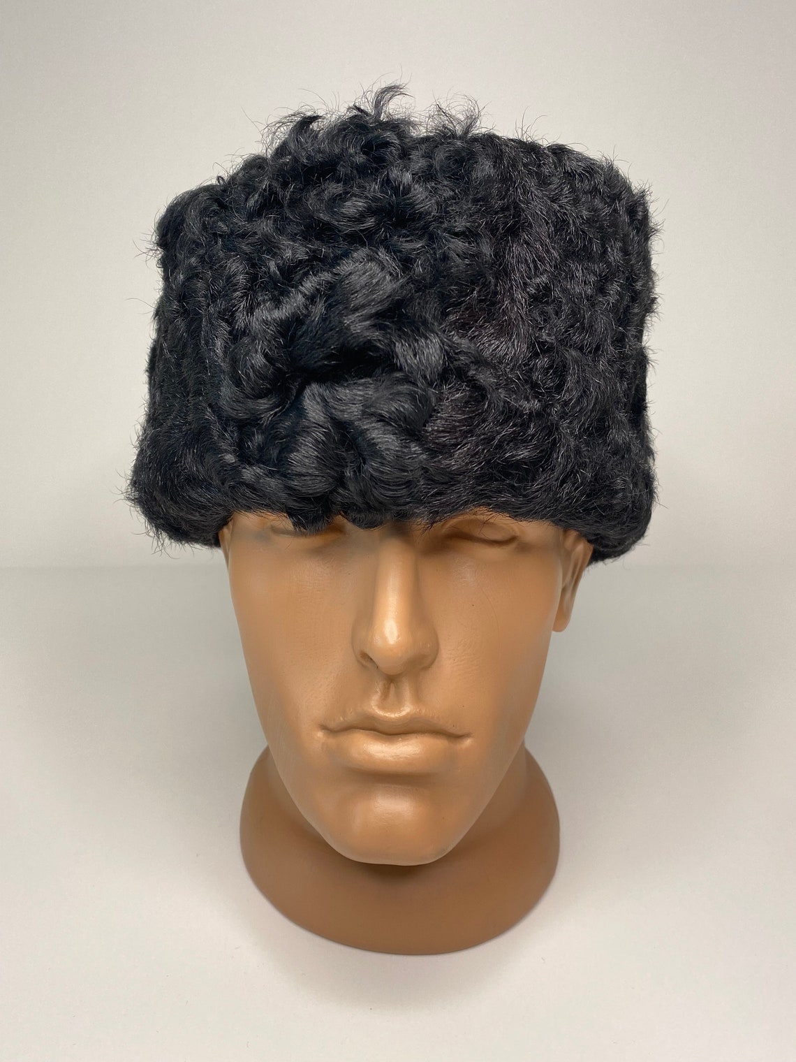 Papakha Kubanka Natural Fur Karakul Hat Winter Cap Real Sheepskin Hat ...