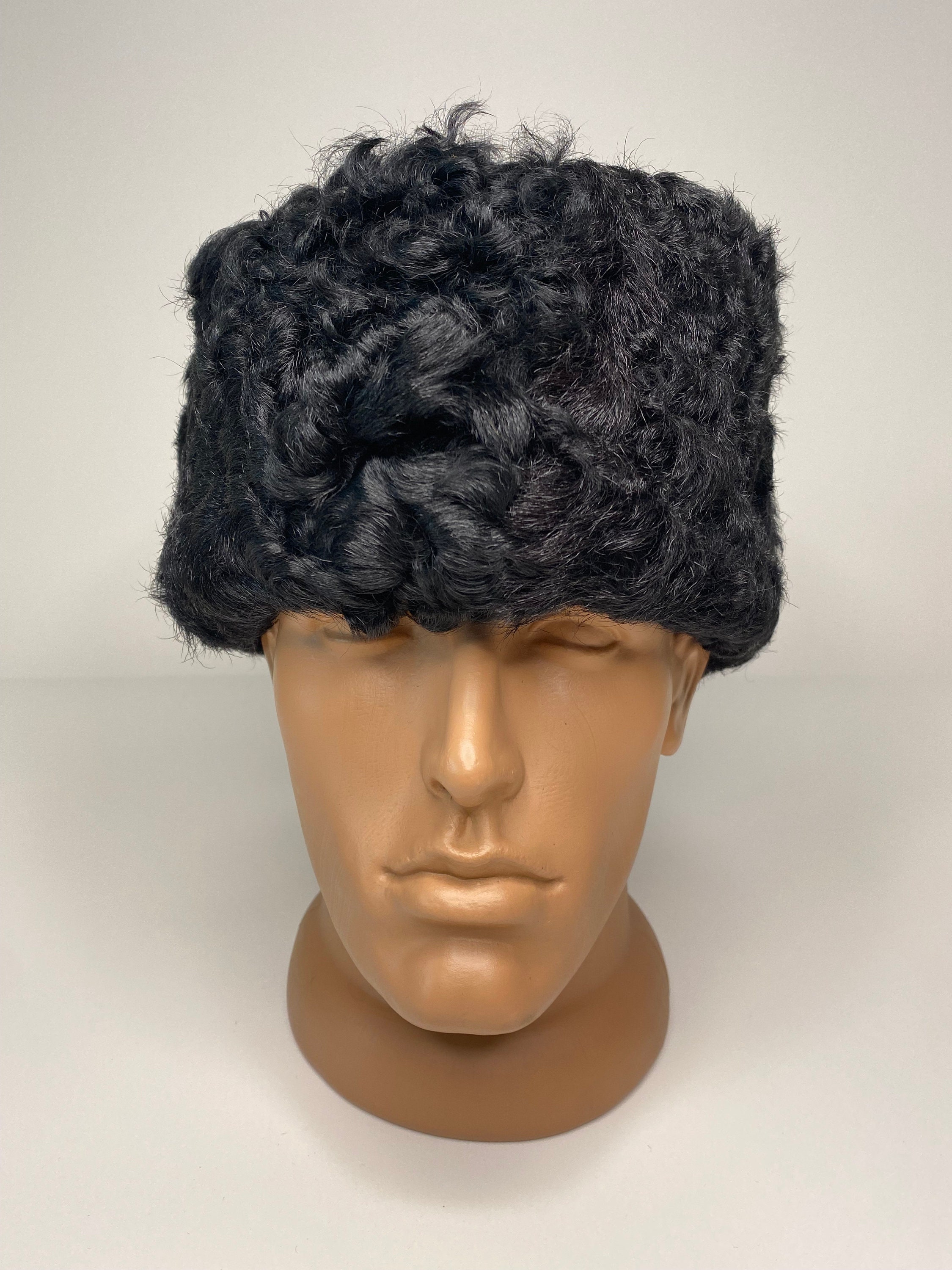 Papakha Kubanka Natural Fur Karakul Hat Winter Cap Real - Etsy