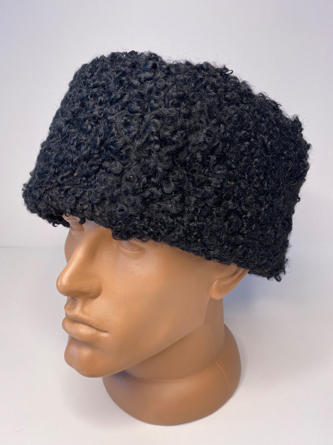 Papakha Kubanka Natural Fur Karakul Hat Winter Cap Real - Etsy