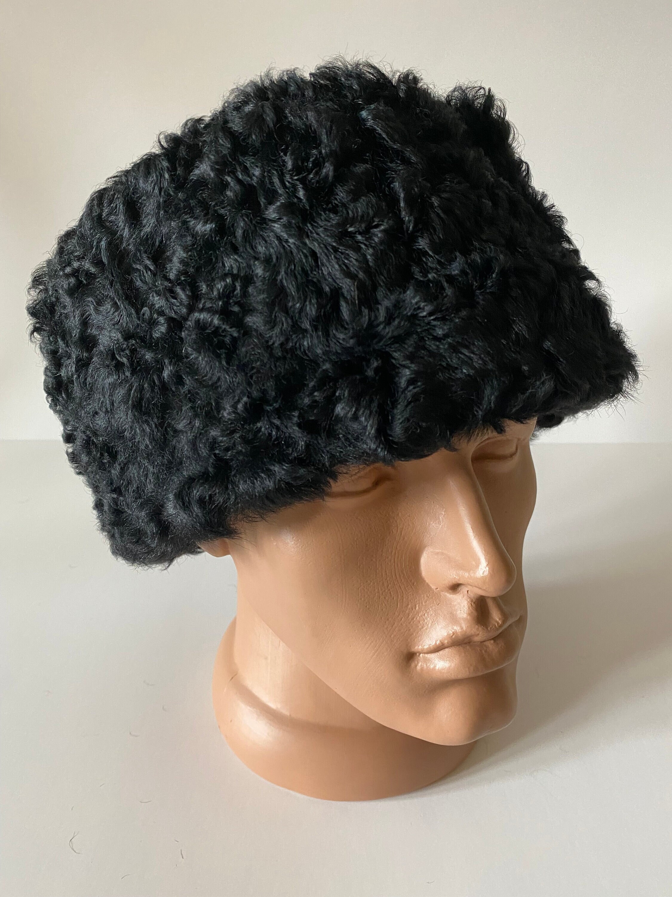 Papakha Kubanka Natural Fur Karakul Hat Winter Cap Real Sheepskin Hat ...