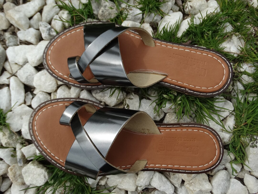 Genuine Leather Summer Slippers Women Fashion Casual Sandals New Summer ...