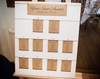 Wedding table plan | Etsy