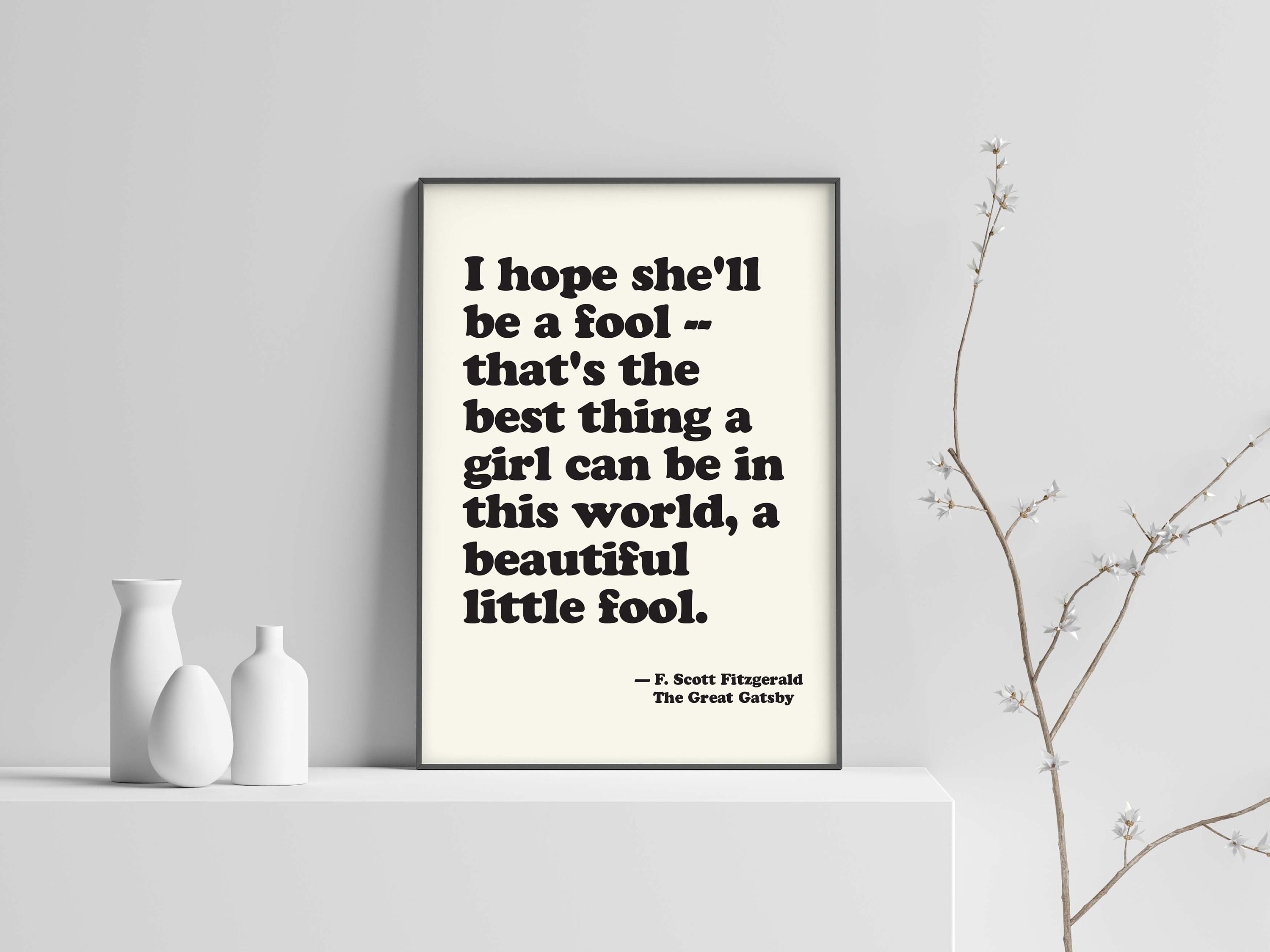 The Great Gatsby Quotes Beautiful Fool