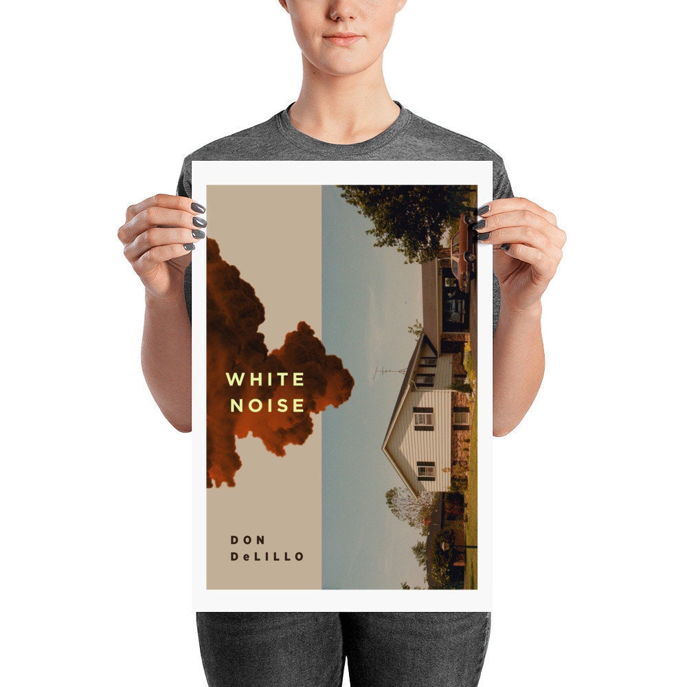White Noise Art Print Book Cover Don Delillo Post Modern - Etsy Singapore