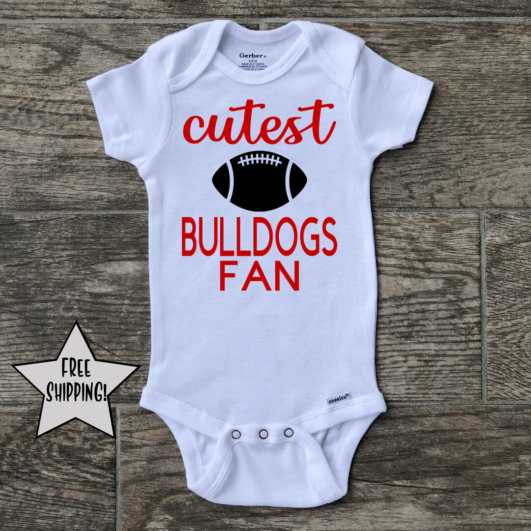 Georgia Bulldogs football onesie College football onesie - Etsy France